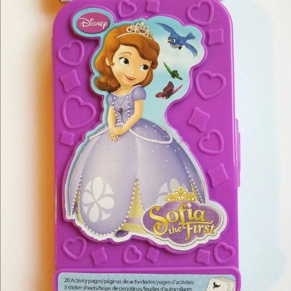 Disney | Accessories | Disney Sofia The First Activity Sticker Box | Poshmark